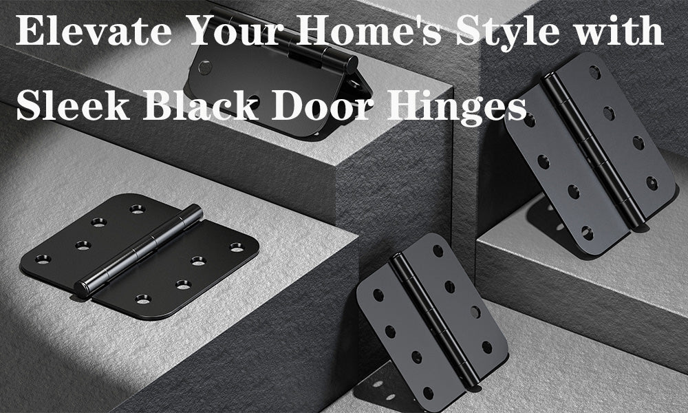 Elevate Your Home's Style with Sleek Black Door Hinges – tdchinges