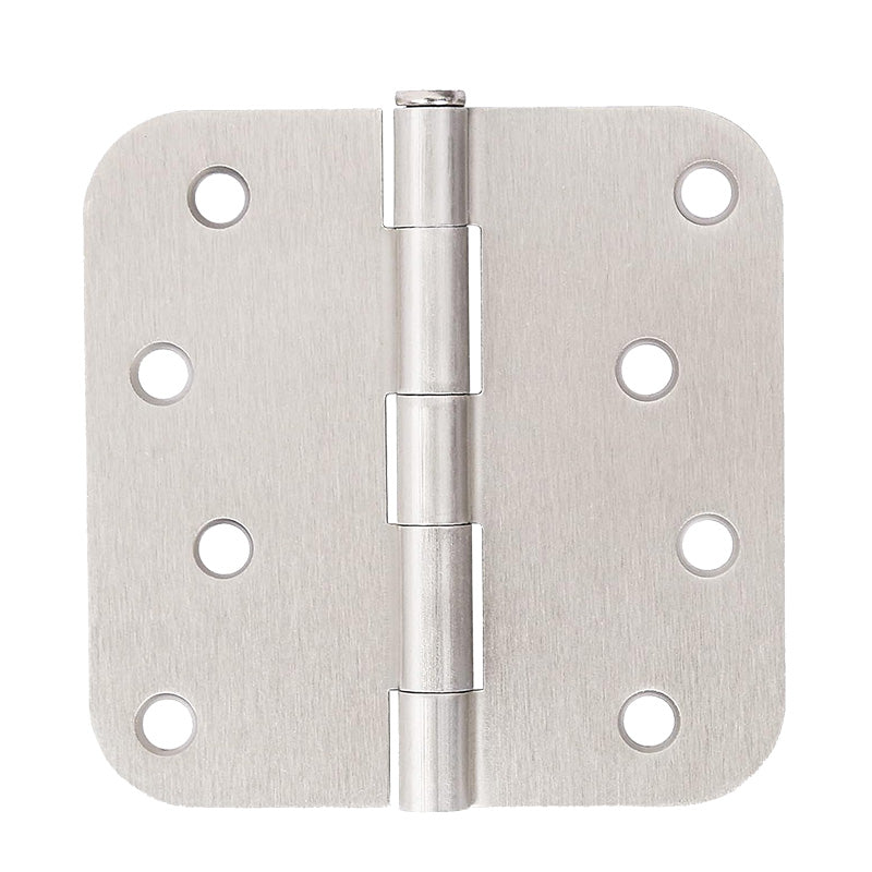 4 Inch Satin Nickel Door Hinges, 5/8" Radius – tdchinges